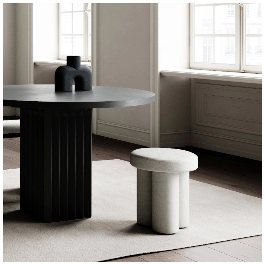 Big Foot Linen Stool – INHAUS