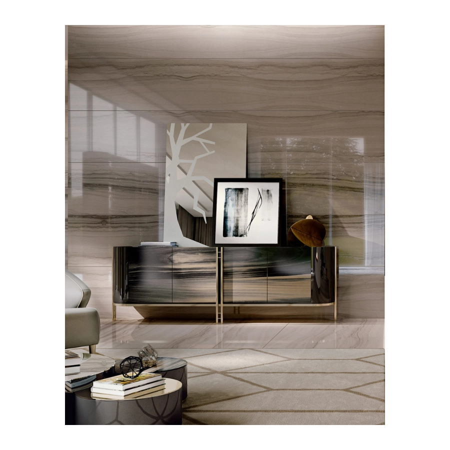 Bois Serigraphed White Mirror – INHAUS