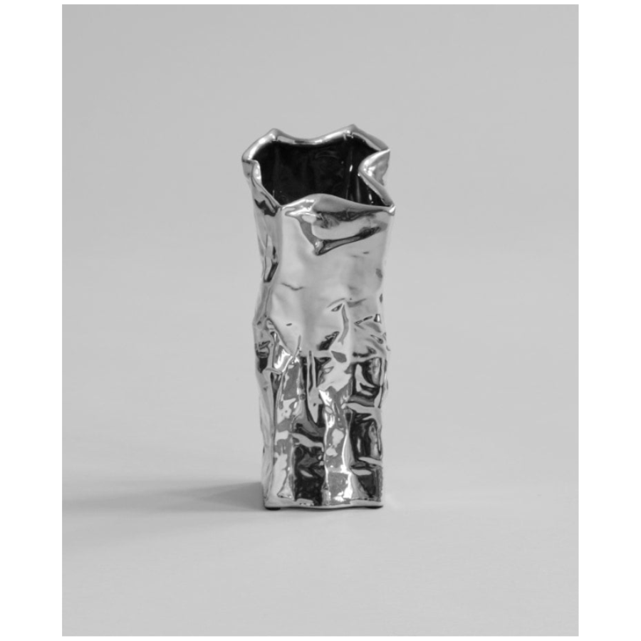 Kami Mini Chrome Vase – INHAUS